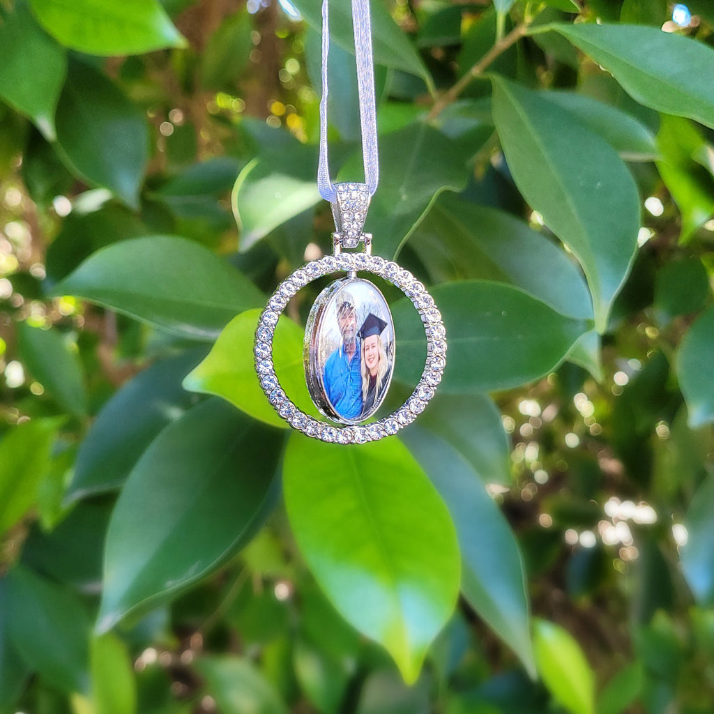 Memorial Photo Bridal Bouquet Charm-In Loving Memory of Those Watching ...